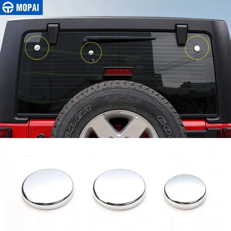 MOPAI pegatinas de decoración para coche, cubierta de cristal para puerta trasera Exterior, ABS ...