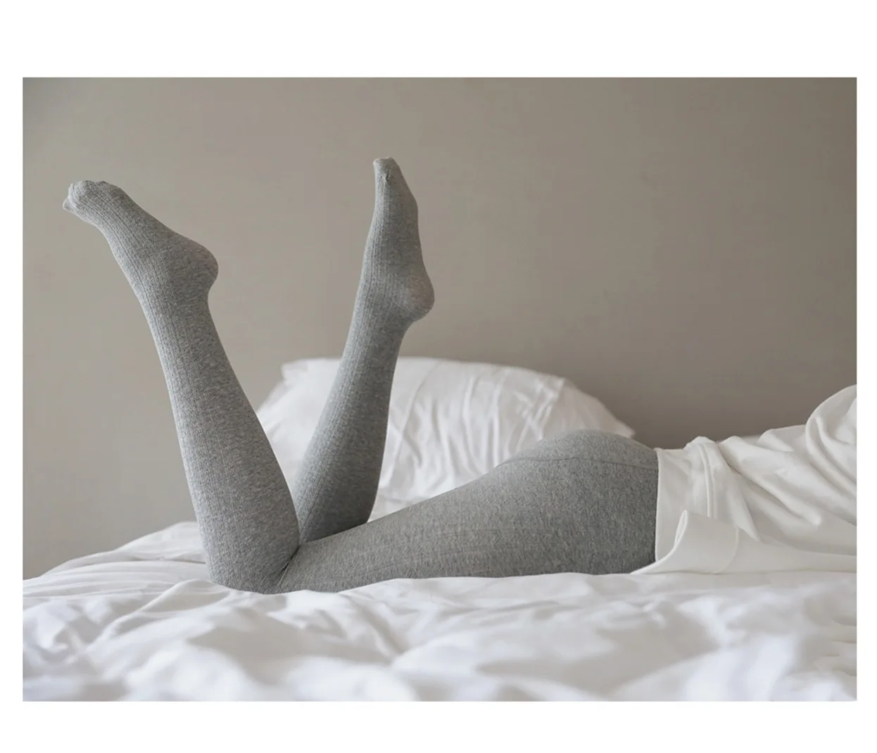 Blanc d'ota Collants torsadés tricotés pour femmes et filles, en coton ...