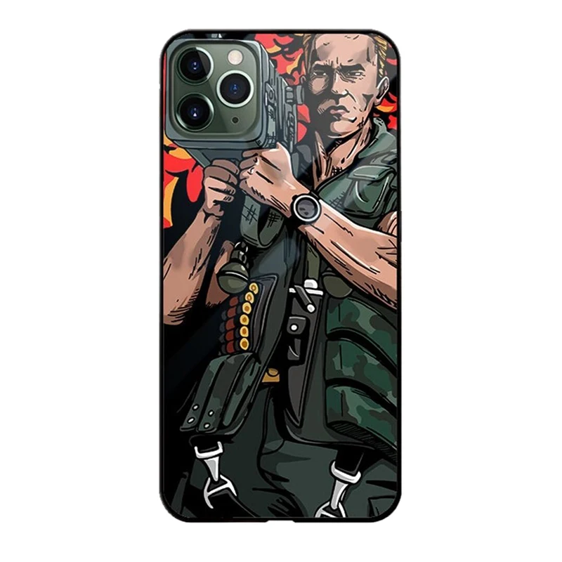 Чехол arnold schwarzenegger machine gun terminator для iphone 11 i ...
