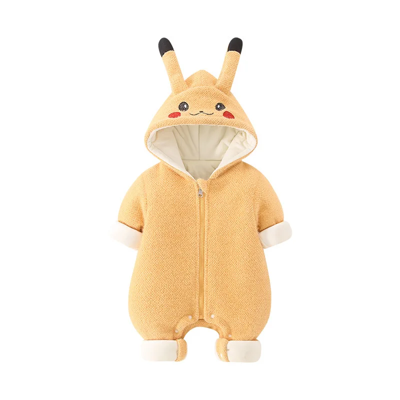 Anime Pokemon Pikachu Infant Romper Kigurumi Onesie - KawaiiMerch.com