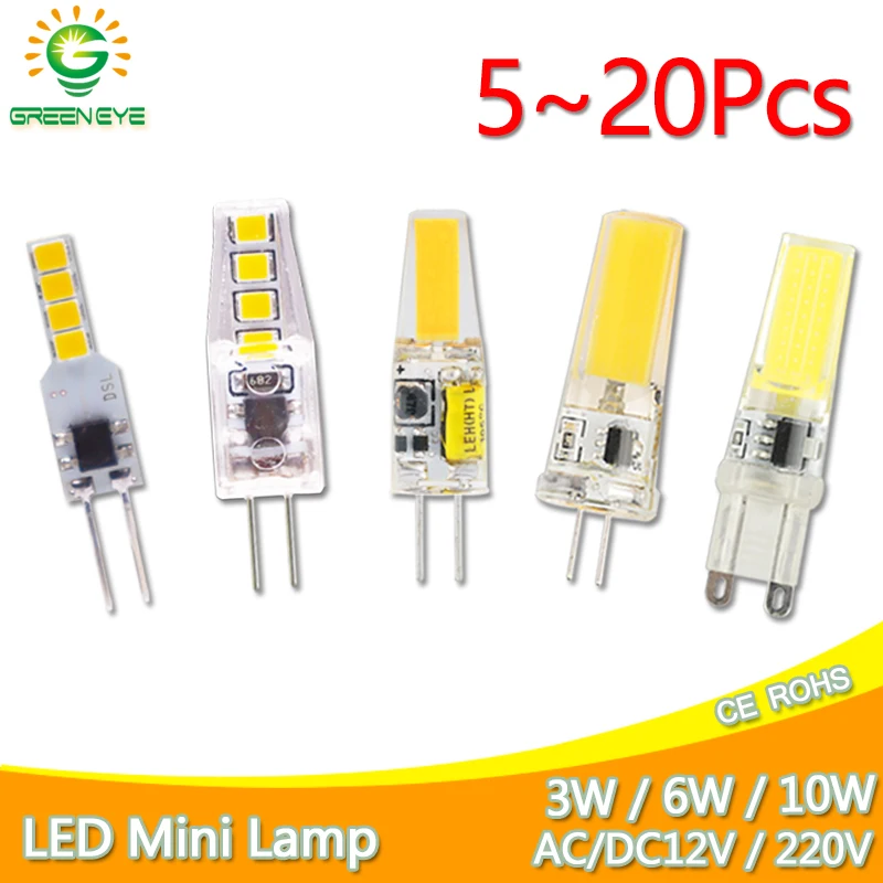 led g4 lamp g9 led bulb 12V 220V Dimmable led bulb SMD 3W 6W 9w g9 g4 ...