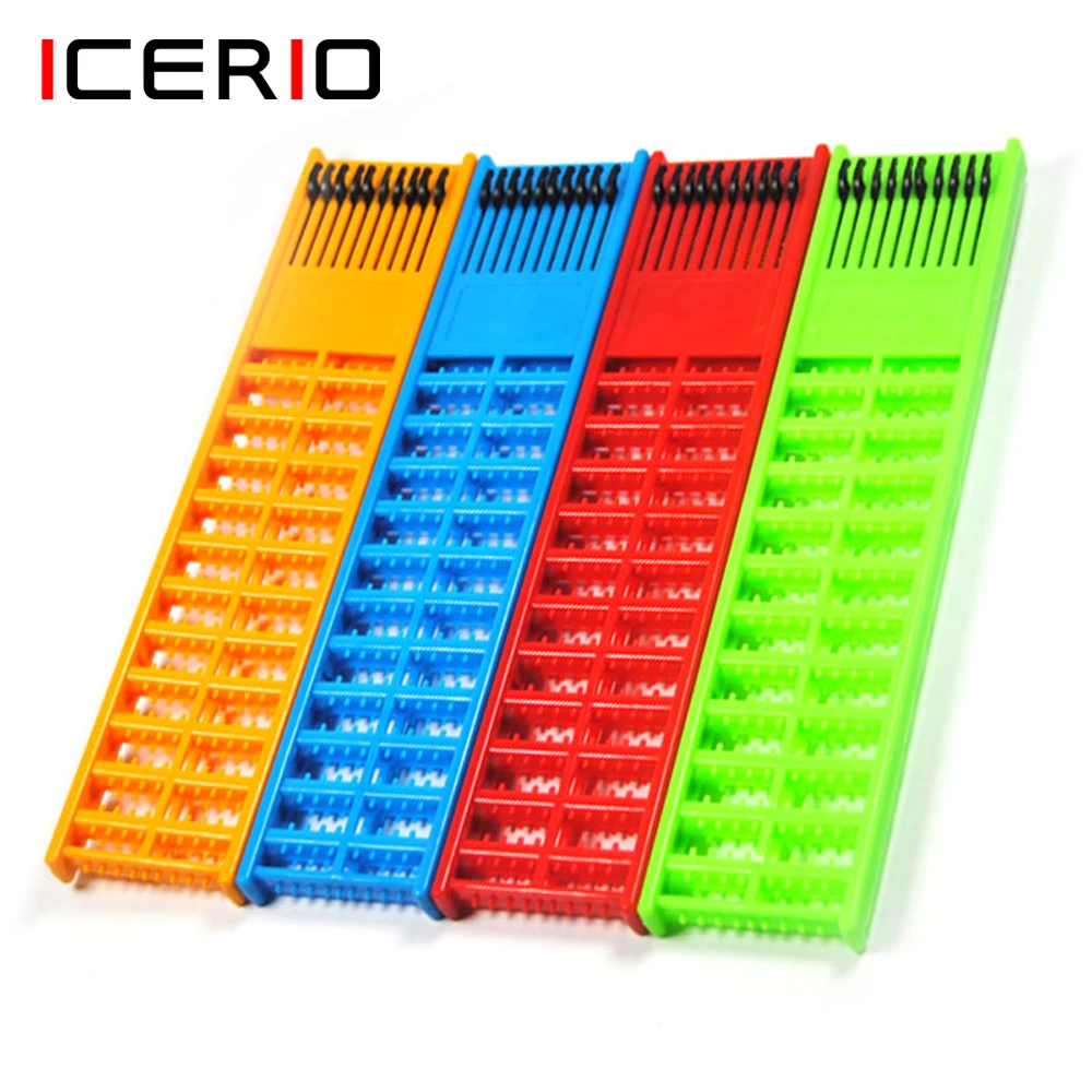 [2 Pieces] Double Faces Plastic Fishing Rig Leader Winder Board Fishing ...