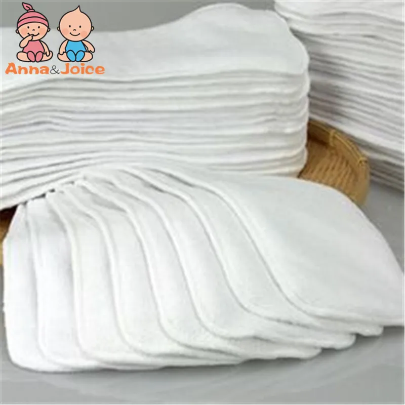 4pcs-2-layers-Baby-Cloth-Diaper-Pad-Nappy-Inserts-Washable-Diapers ...