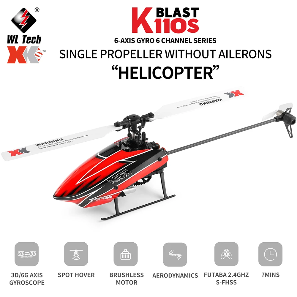 Rc Remote Control Helicopter | Wltoys Xk K110 Helicopter | 3d ...