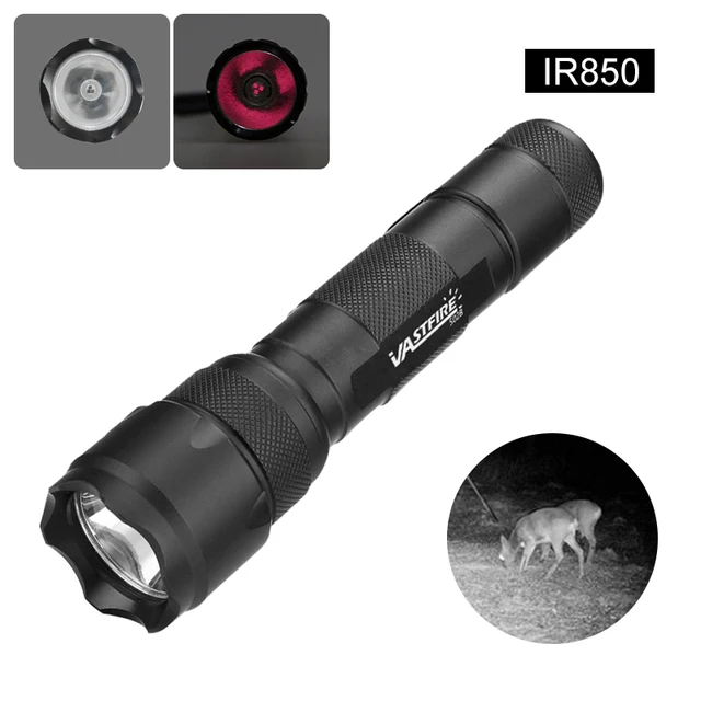 Vastfire 502B IR850nm/940nm LED Flashlight Tactical Hog Night Vision ...
