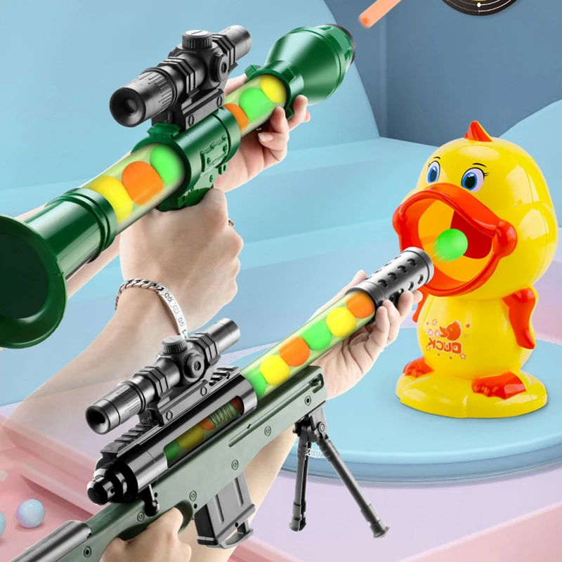 98k M24 Awm Soft Foam Bullet Toy Rifle Gun Plastic Safe Shooting ...