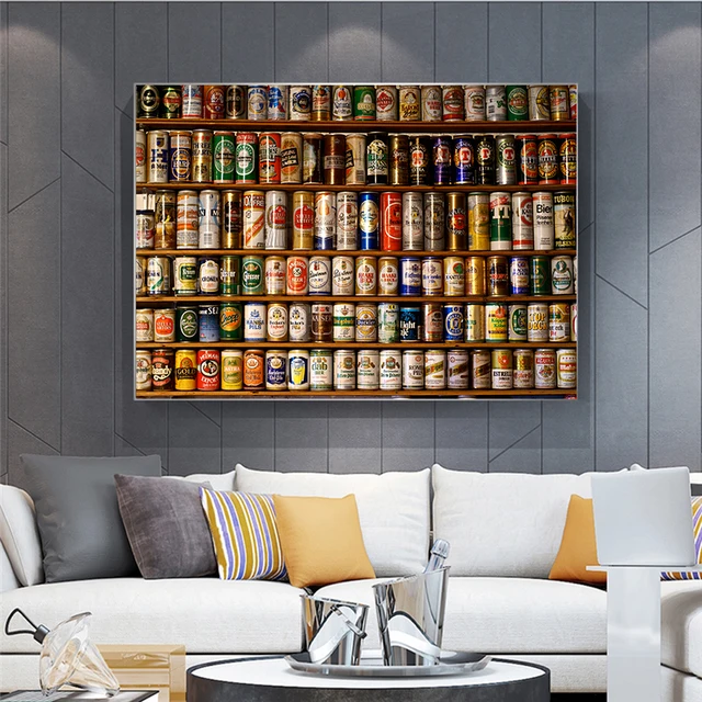 Beer Can Wall Art