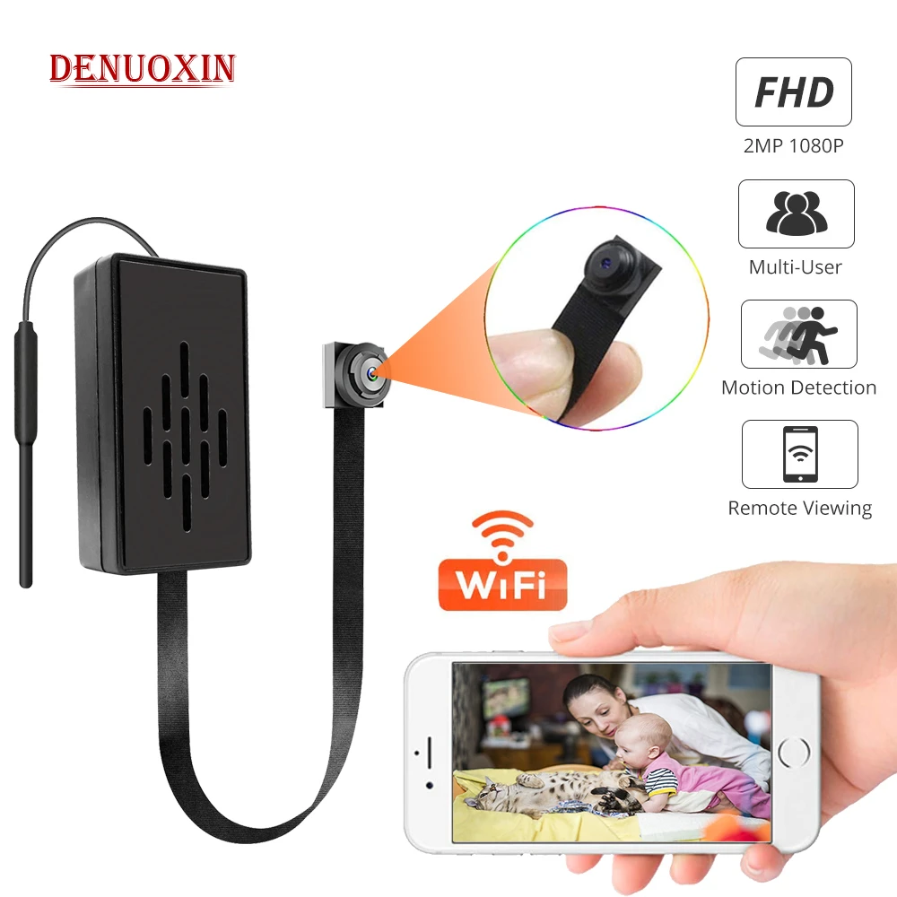 HD 1080P DIY Portable 4K WiFi IP Mini Camera Motion Detection Remote ...