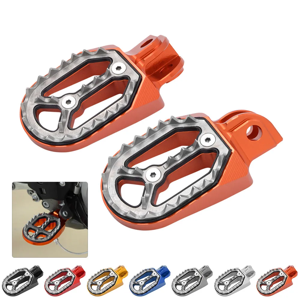 Motorcycle Foot Pegs Pedals Rest Footpegs For KTM SX SXF EXC EXCF XC ...