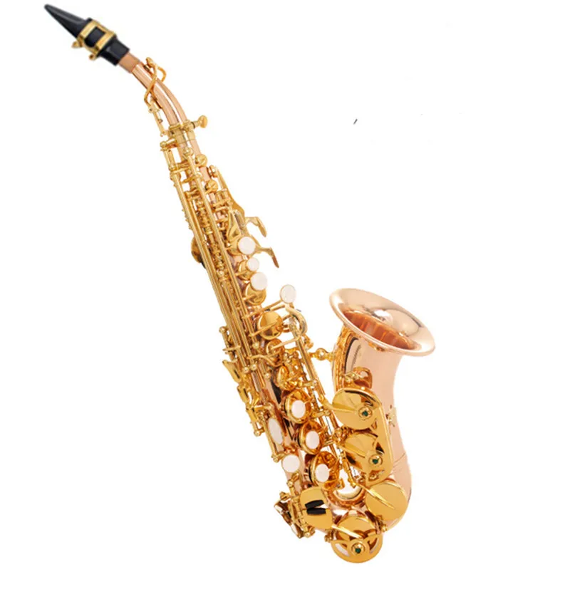 New Soprano Curved Saxophone B-tone Music Instrument Super Tom For ...