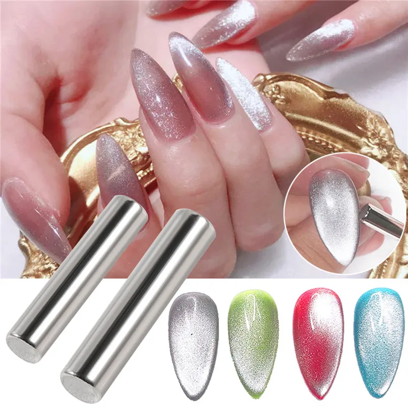 1 Pc Cylindrical Magnetic Stick 3D Nail Art Spar UV Gel Cat's Eye ...