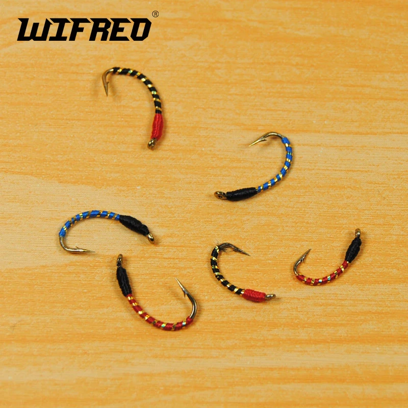 10PCS-12-10-14-Red-Black-Blue-Buzzer-Nymph-Fly-for-Trout-Fishing ...