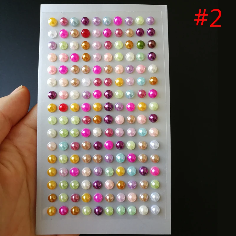 Pearl-Stickers-3D-Eyes-Face-Makeup-Temporary-Tattoo-Self-Adhesive-Body ...
