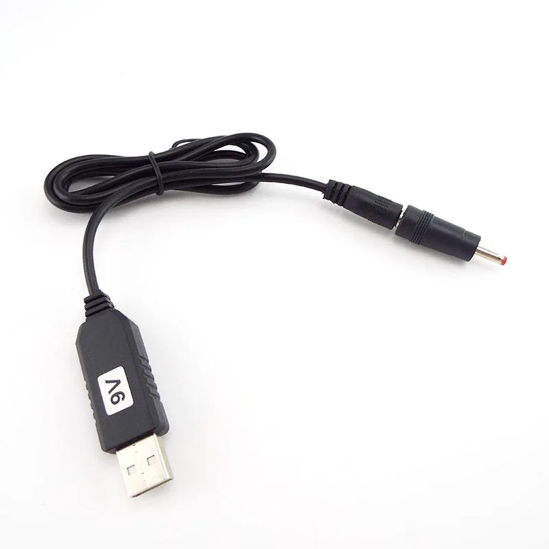 USB dc 5v to dc 9V 12v step up cable module converter 2.1x5.5mm male ...