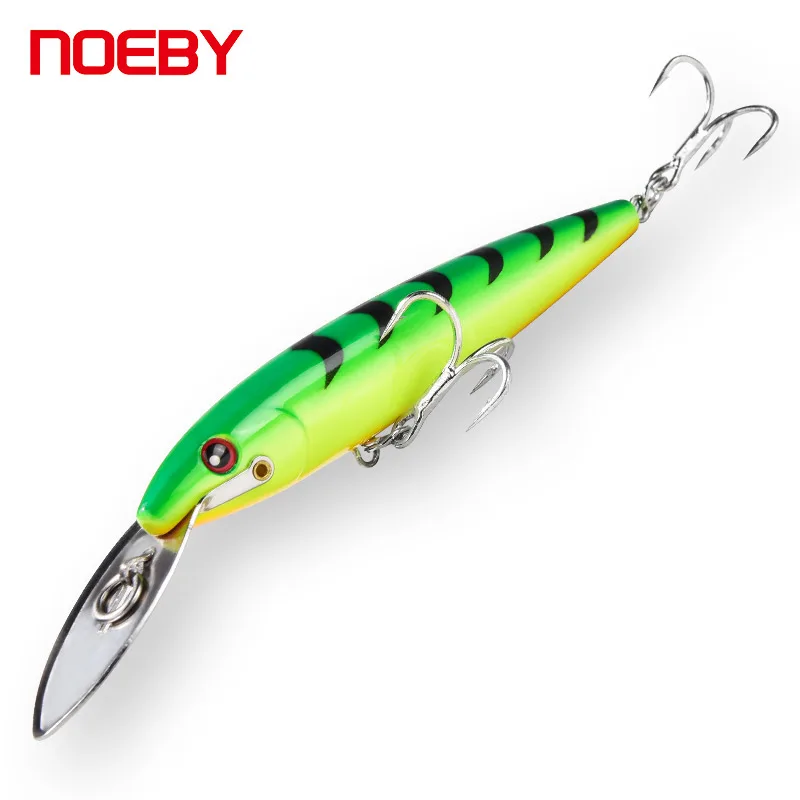 NOEBY fishing lure saltwater stainless steel bib deep diving bait big ...