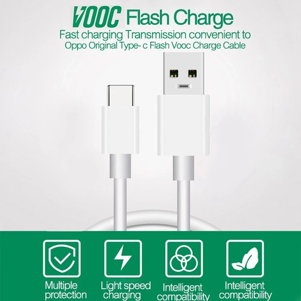 5A Super Flash For VOOC Charger Cable For OPPO RX17 Pro Find X2 PRO K3 ...