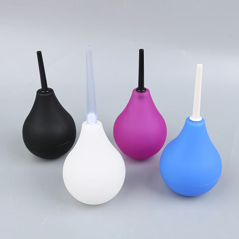 Système de nettoyage de douche rectale en Silicone,boule bleue pour le ...