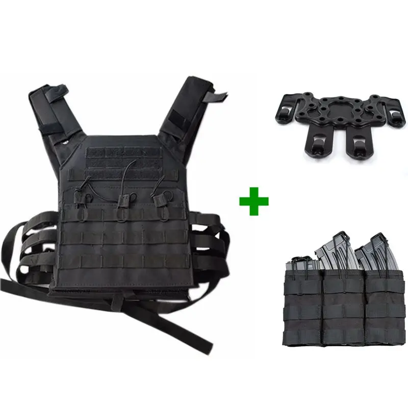 Jpc Hunting Tactical Vest Plate Carrier Body Armor Molle Outdoor Cs ...