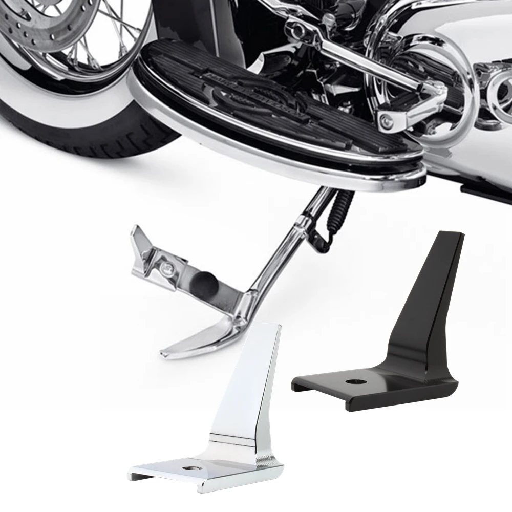 Motorcycle Stand Extension Kit Chrome/black kickstand for Harley ...