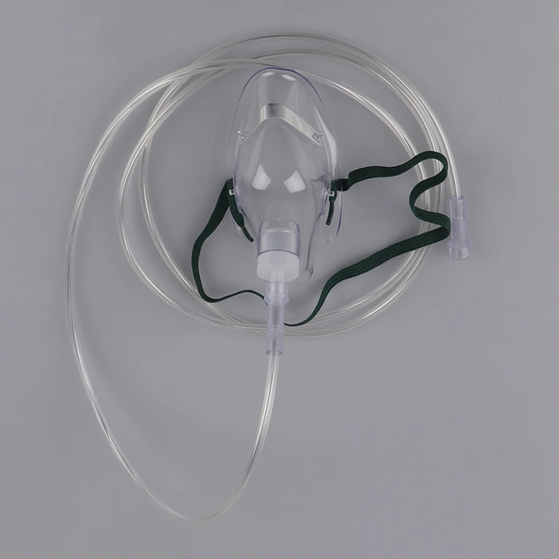 Disposable Face Mask Shield Nebulizer Conduit Adult Oxygen Mask with ...