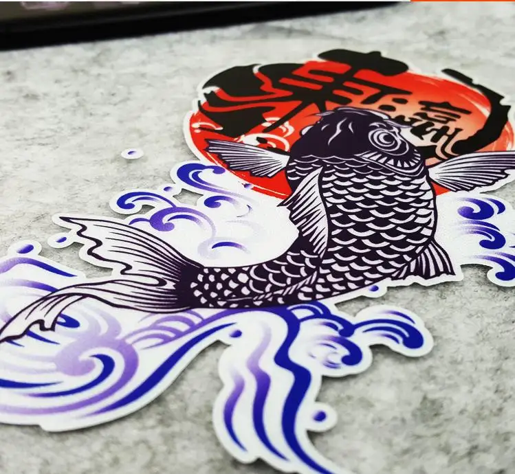 Stiker Ikan Koi