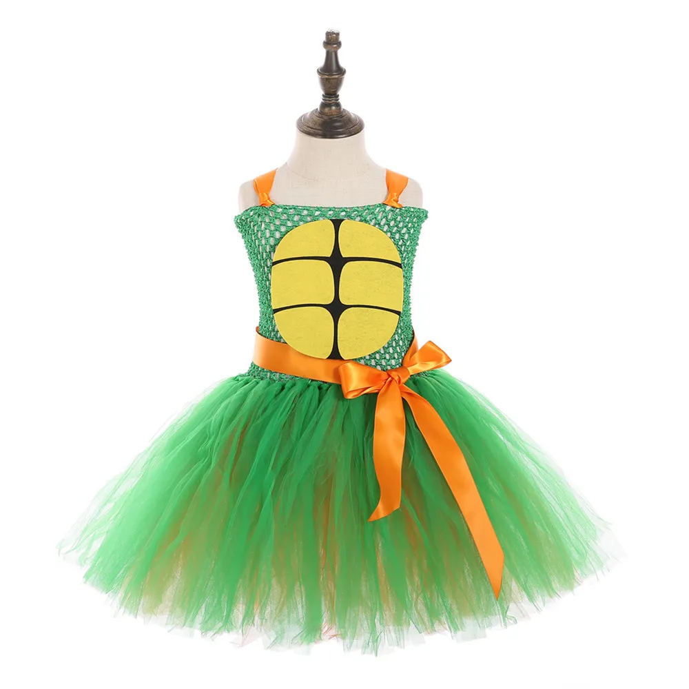 Super Hero Ninja Turtle Princess Costume For Girl - KawaiiMerch.com