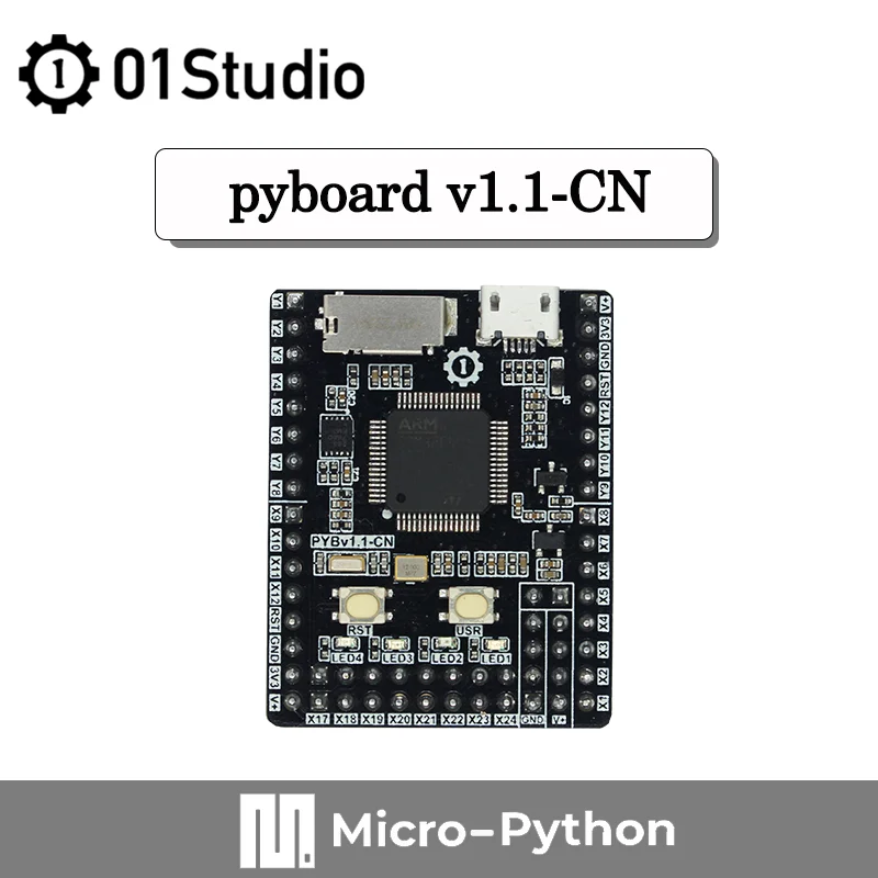 01studio Pyboard V1.1-cn Micropython Stm32 Stm32f405 Development Demo Board Embedded Programming ...