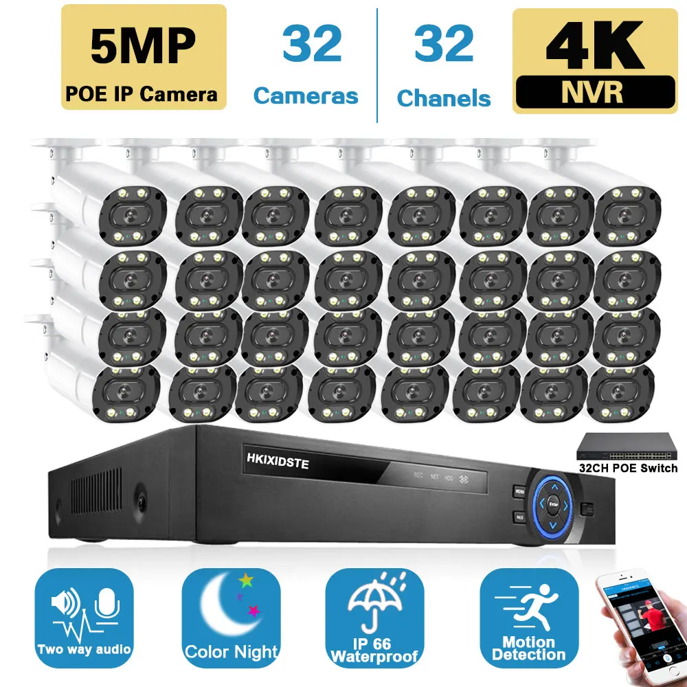 H-265-CCTV-Camera-Security-System-Kit-4K-32-Channel-NVR-Set-Outdoor ...