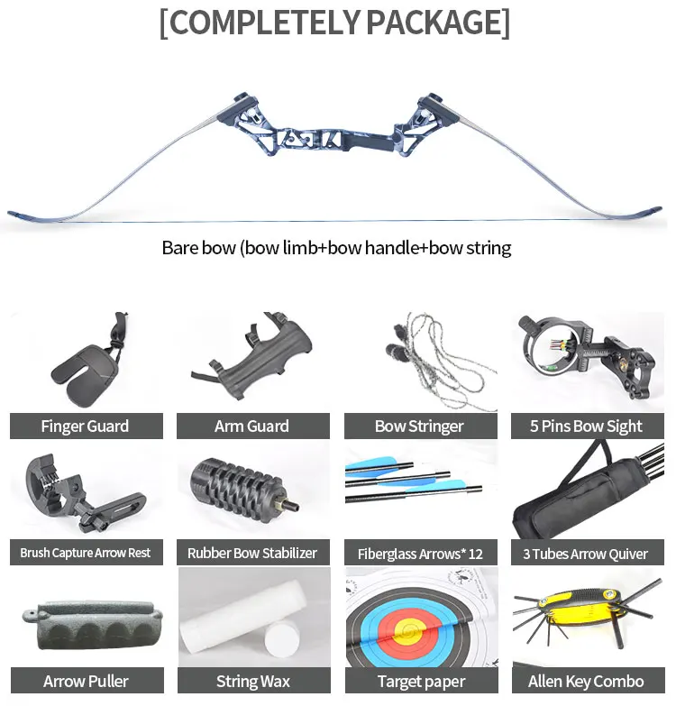 Topoint R3 Archery Takedown Recurve Bow