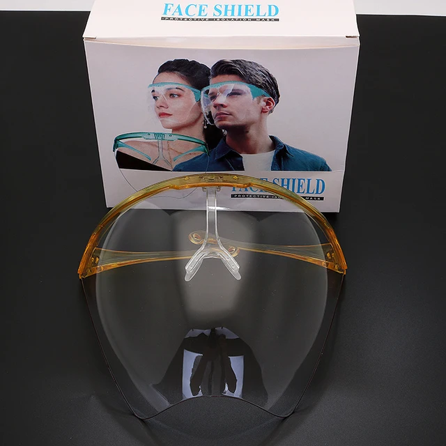 2021 Transparent Protective Mask Full Face Shield Dustproof Goggles ...