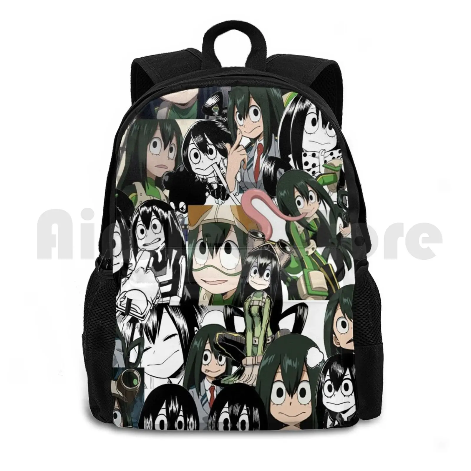 Froppy-Collage-Outdoor-Hiking-Backpack-Riding-Climbing-Sports-Bag-Bnha ...