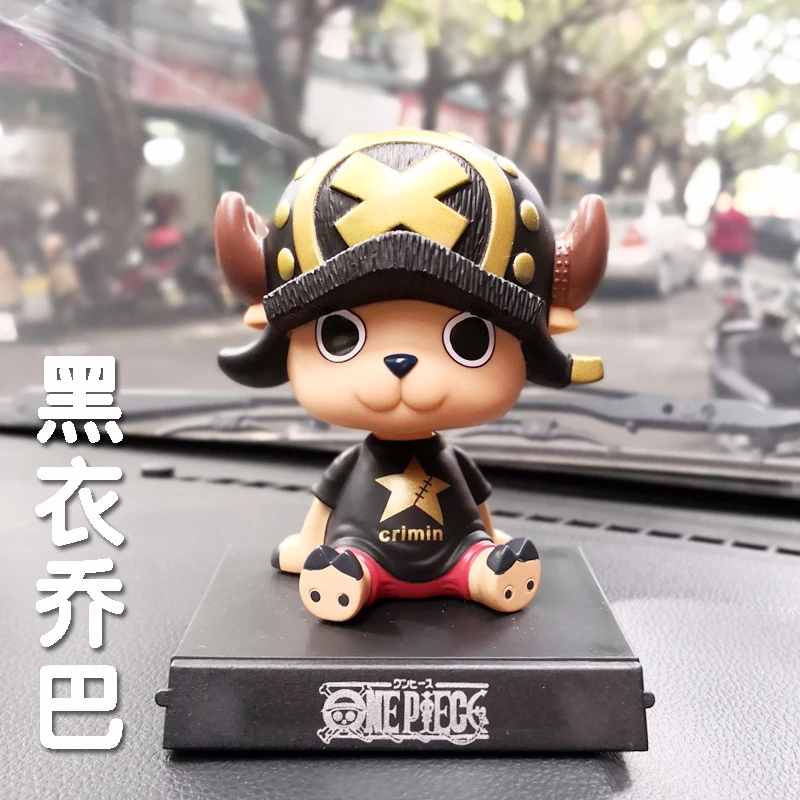 Hot Anime One Piece Luffy Chopper Shaking Head Action Figure Toys One ...