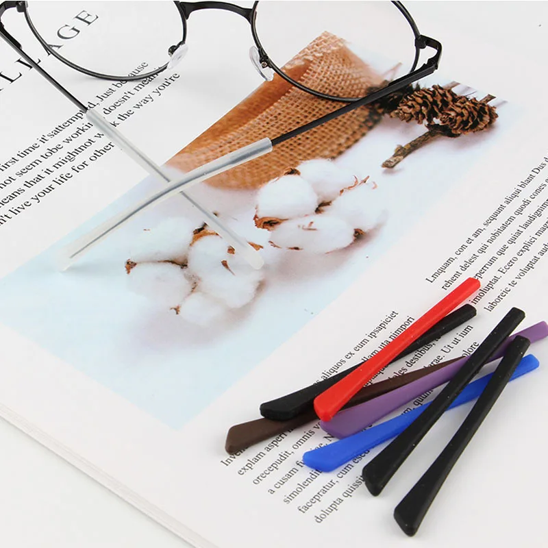1Pair-Eyeglass-Temple-Tips-Frame-Leg-Retainer-Silicone-Anti-slip-Holder ...