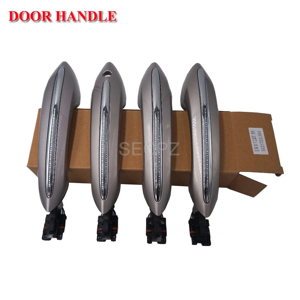 champagne color with comfort access door handle for BMW 7 ser F01 F02 ...