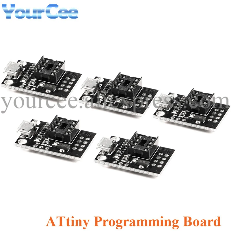 PROGRAMMER BOARD FOR Attiny13A Attiny25 Attiny 45 Attiny 85 Modul Micro ...