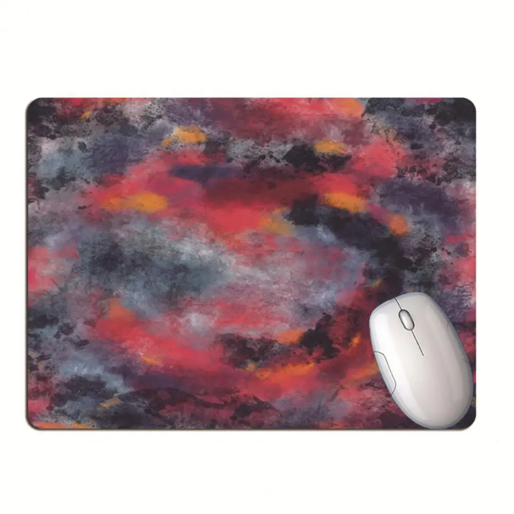 Mouse Pad Soft Anti-slip Smooth Surface Oil Painting Clouds Desk Mouse ...