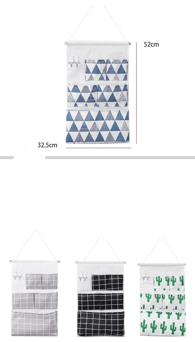 Accroche-sac,Sac de rangement mural multicouche avec 5 poches, sac de ...