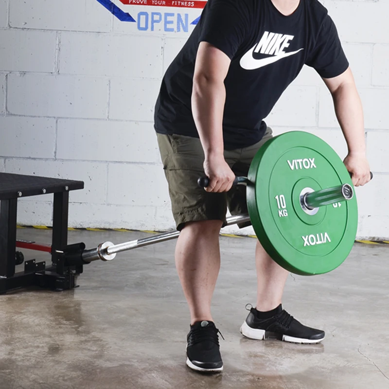 Home Gym Fitness Lat Blaster Bar Barbell T Bar Row Platform Deadlift ...