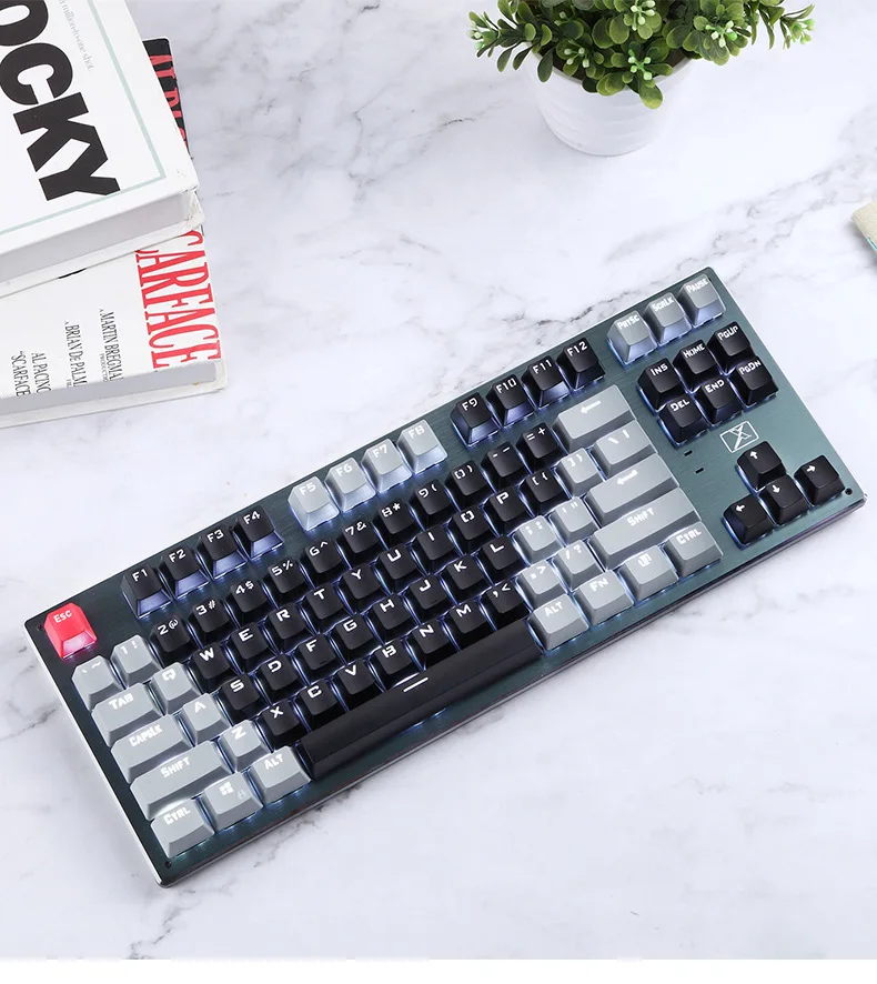 Xinmeng-87-key-Bluetooth-mechanical-keyboard-wired-and-wireless ...
