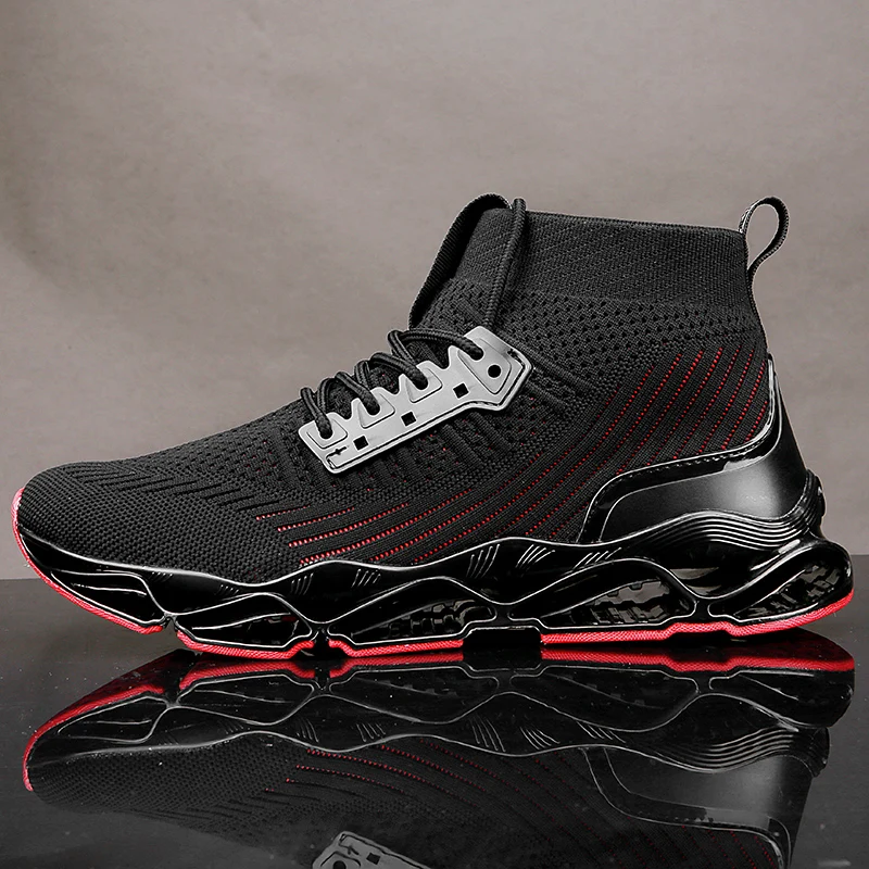 Blade-Running-Shoes-For-Men-Breathable-Mesh-Socks-Sneakers-Antiskid ...