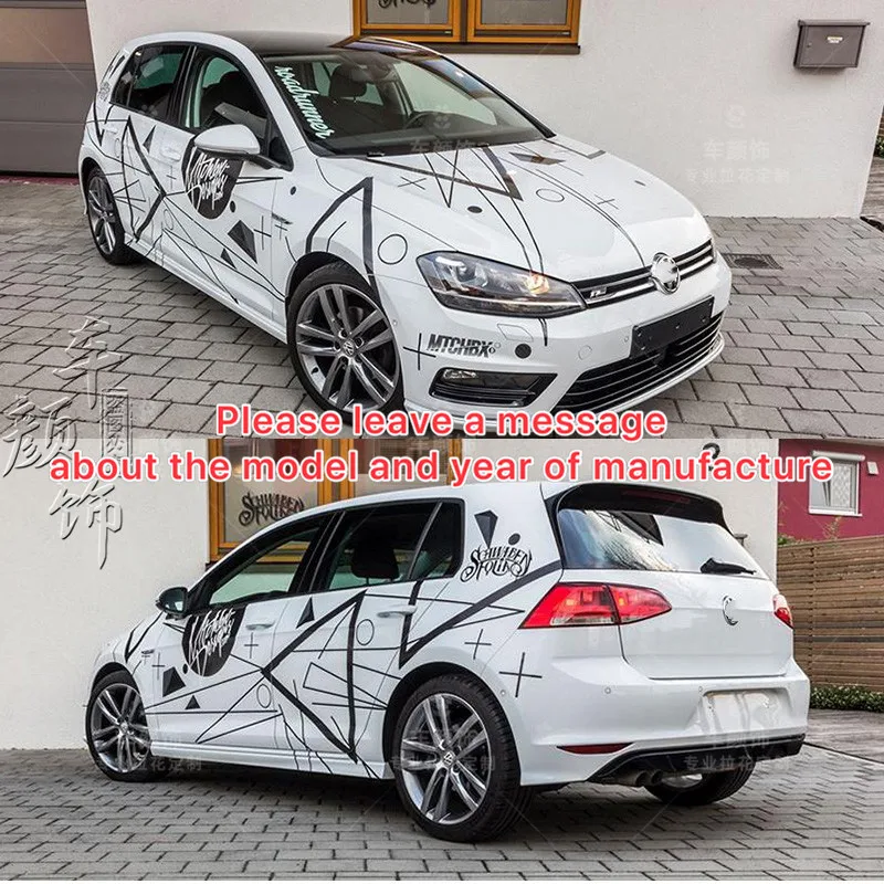 Car-stickers-FOR-Volkswagen-Golf-7-GTI-body-decoration-decals-GOLF-6 ...