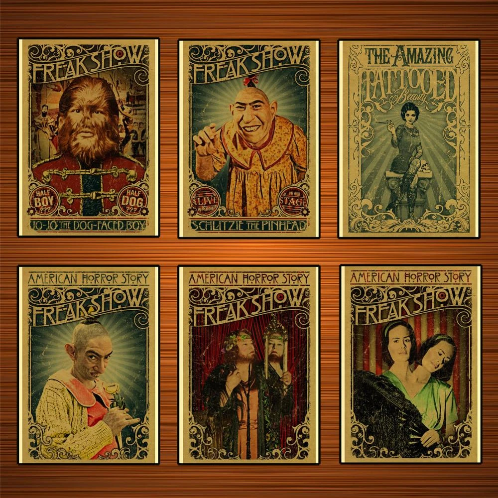 Vintage Sideshow Circus Poster Freak Show Schlitzie The Pinhead Classic ...