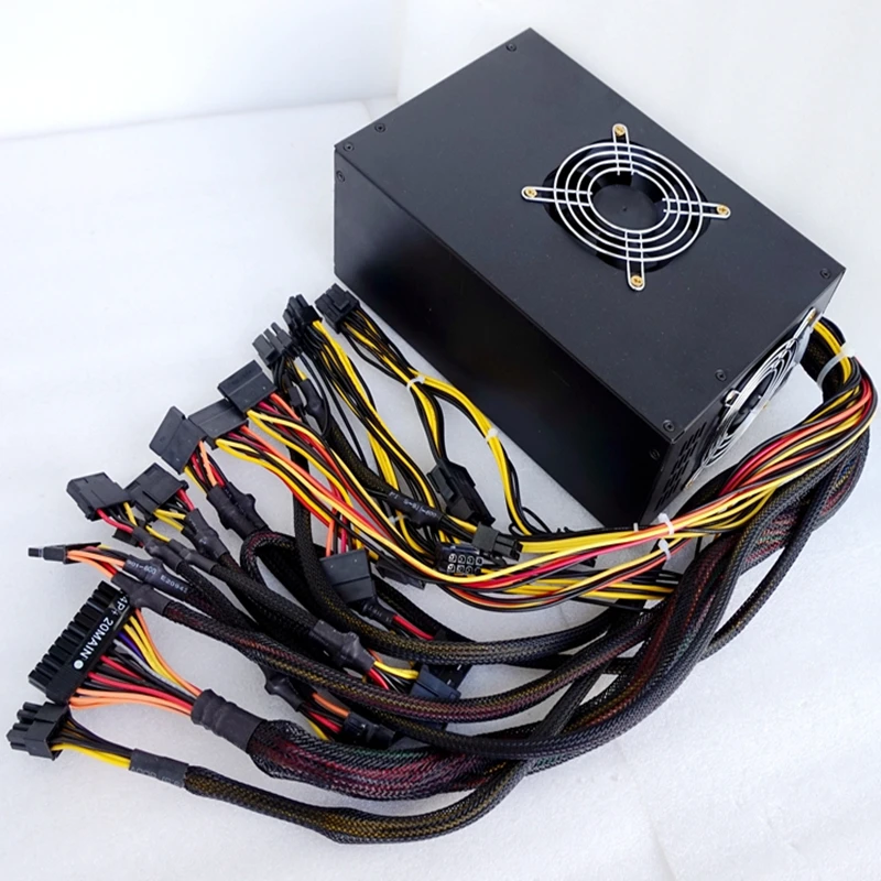 Original PSU For QIYI ATX 6 Video Card 800W Power Supply Dual CPU ...