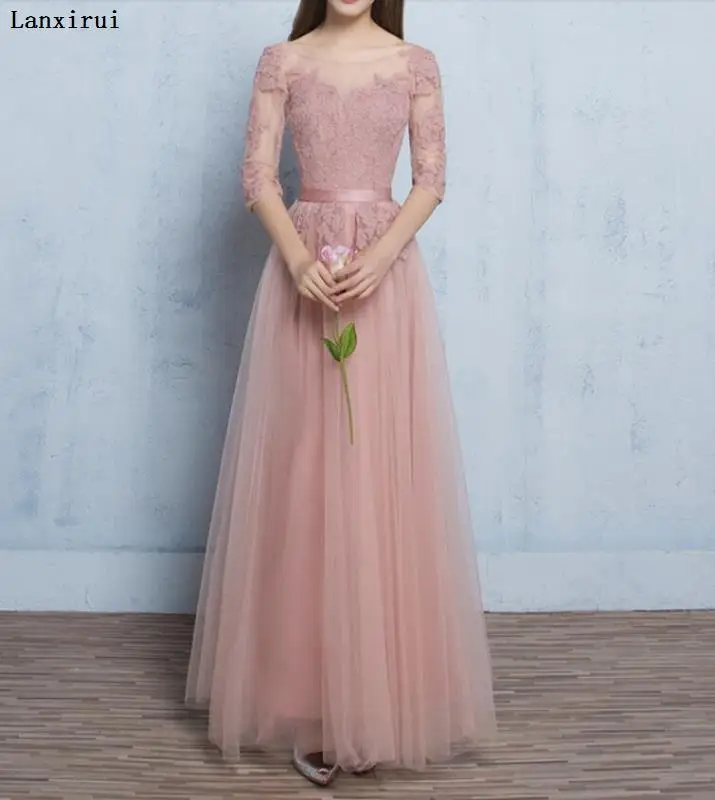 Fashion Evening Party Dress Women Summer Dresses Long Sleeve Cover Up 1349