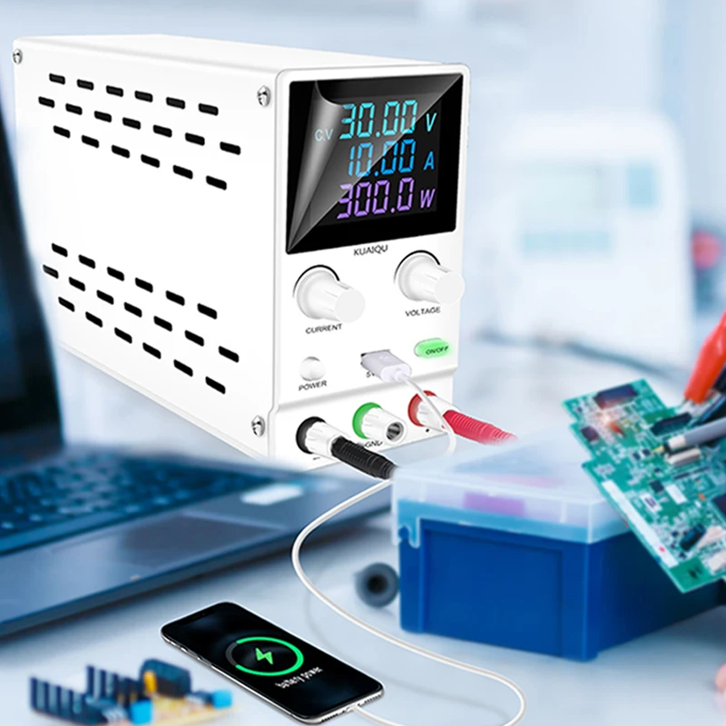 New Usb Laboratory Switching Dc Power Supply 30v 10a Adjustable Sps ...