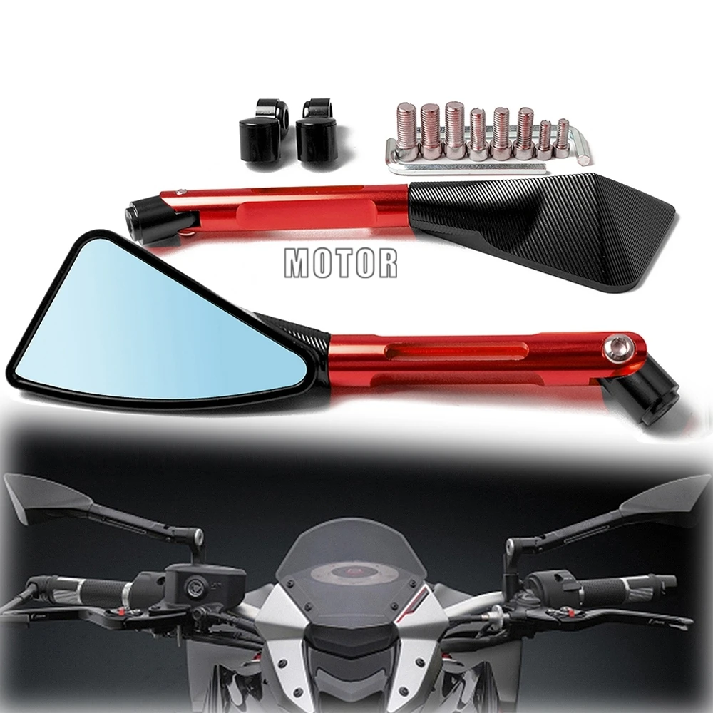 Cnc Aluminum Motorcycle Mirror Rearview Rear View Side Mirrors For ...