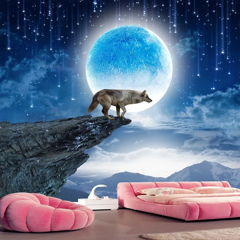 Wolf Moon Wallpaper 3d