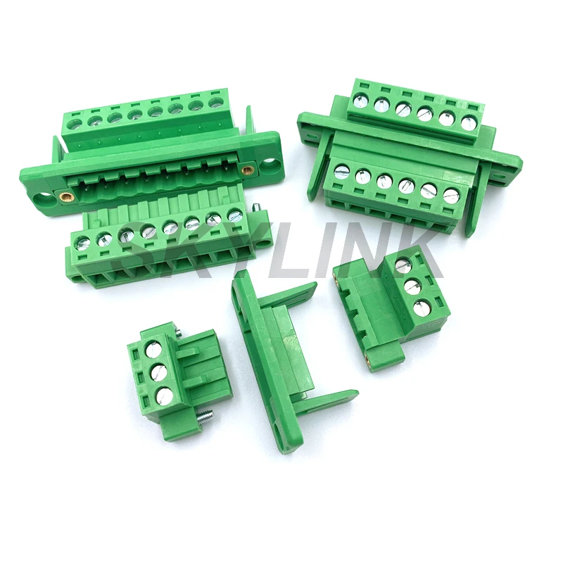 10sets 5.08mm Pluggable Terminal Blocks 2P/3P/4P/5P/6P/8P/10P/12P/16P/18P/22P K2EDGWC 5.08MM ...
