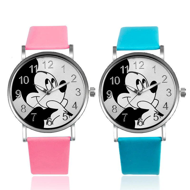 Cartoon Children Watch Minnie Mickey Kids Watches Children Watch Large ...