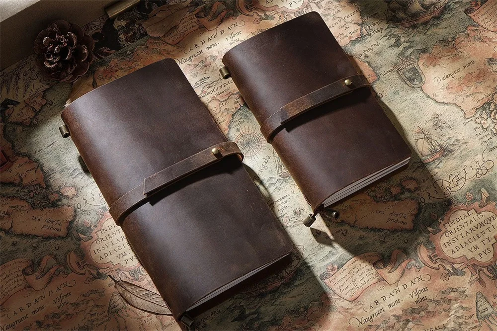 Carnet notes,Carnet de voyage en cuir pour Journal Portable,carnet de ...